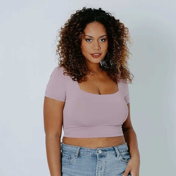 Klassy Network | Tops | Nwt Klassy Network Square Neck Crop | Poshmark